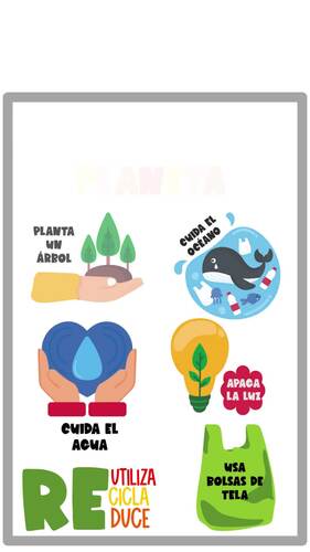 Earth Day Activities in Spanish Bulletin Board Worksheets Boom Dia de ...