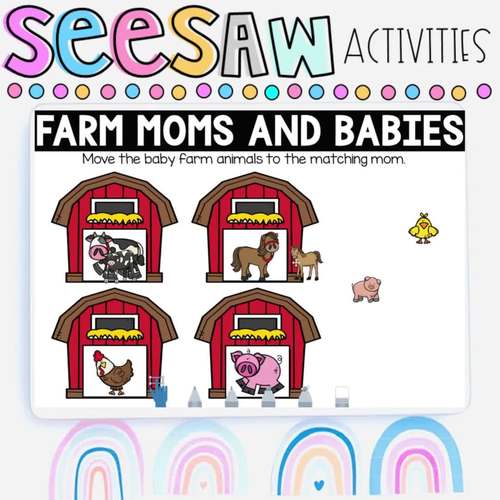 Seesaw Digital Learning Farm Science and Literacy Digital Activities