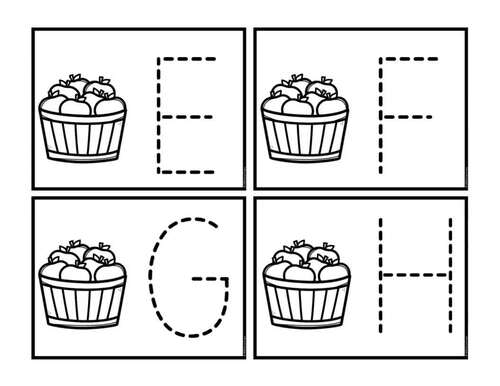 Alphabet Letter Tracing Cards | Traza el Alfabeto by E is for Erica