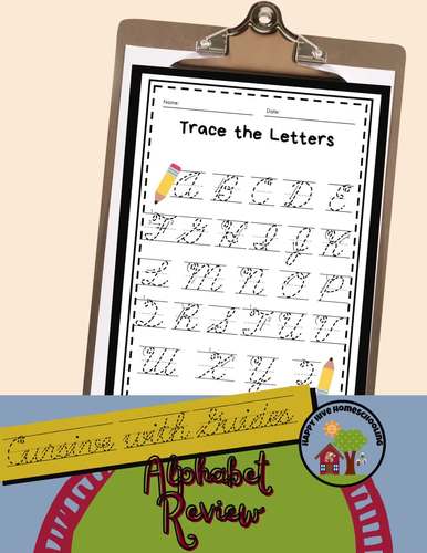 December Copywork Handwriting Practice CURSIVE by Happy Hive Homeschooling