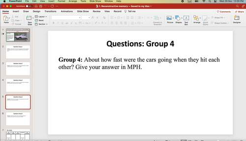 IB Psychology: Reconstructive memory by Engaging Science for all