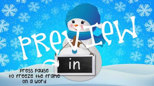 Snowman Sight Words RANDOMIZER & Activities by The Kindergarten