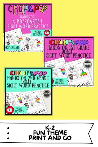 Hands on K-2 Primary Dolch Sight Word Activities | TPT