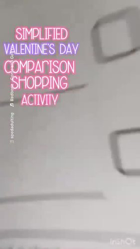 Valentine's Day Store Ad Math Comparison Shopping Worksheets | TPT