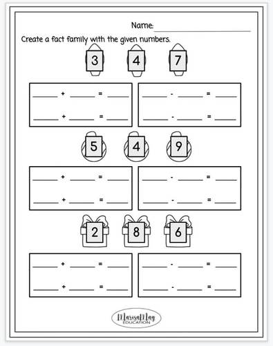 Elementary Math (Lower Level) - Holiday (Christmas) Fun Activity Worksheets