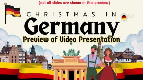 Christmas in Germany - A Video Presentation for Young Learners | TPT
