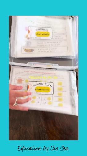 Phonics Activities - K - 2 Bundle - Units 1 - 12 by Education by the Sea