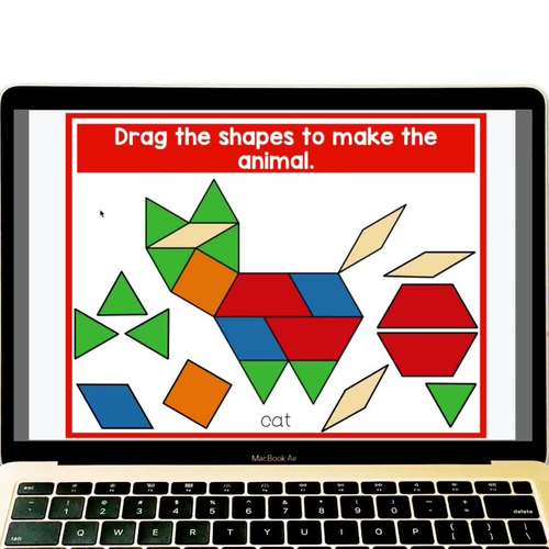 2D Shape Pattern Block Animals Composing and Decomposing Shapes Google ...