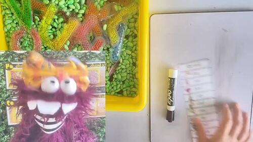 Word Work Squishy Letters and Beans Center - Word Work With Wanda Bin #8