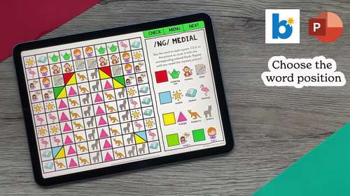 k g & ng Color By Speech Articulation Game Christmas Boom™ Card, PPT ...