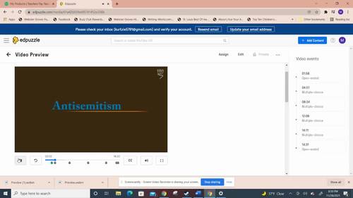 Teaching Anti-Semitism: video quiz and close reading by Kurtz Language Arts