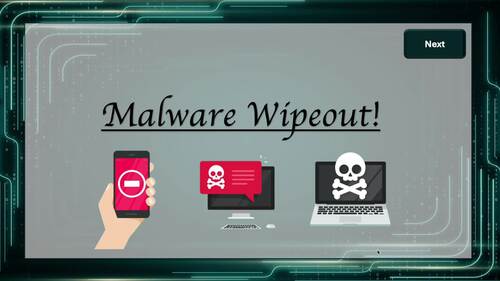 Malware Wipeout Interactive Game | Cybersecurity & Online Safety ...