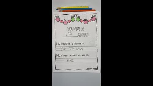 Back To School All About Me Worksheet Packet | Beginning of the Year ...