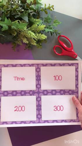 Math Jeopardy-2nd Grade-2G.1, 2G.3, 2MD.7, 2MD.8, 2NBT.1 by BXC Creations