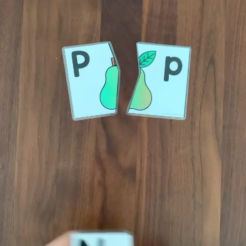 Letter Matching Uppercase and Lowercase Simple Puzzles for Fine Motor ...