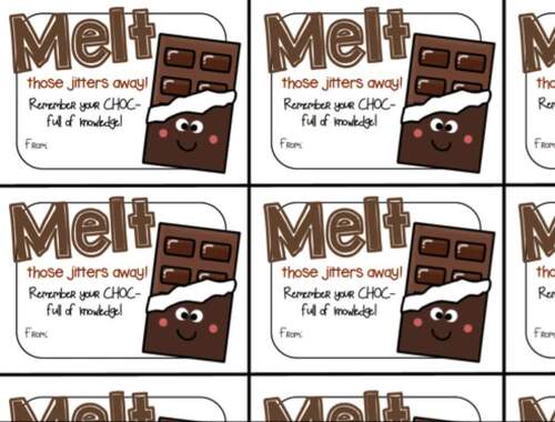 Hershey Assorted Chocolate Party Pack Testing Motivation Treat Tag Bundle