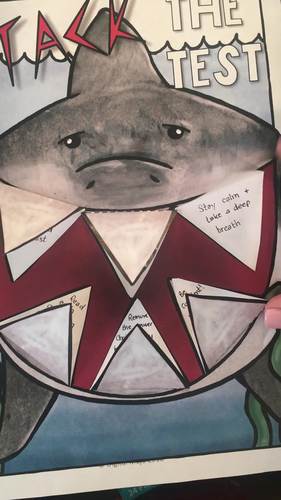 Test Taking Strategies & Skills Activities, Shark Theme by Counselor ...