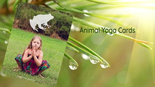 Animal Yoga Cards with REAL children! by Mother Natured | TPT