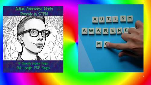 Autism Awareness, Acceptance & DiversitySTEM: Coloring Poster ...