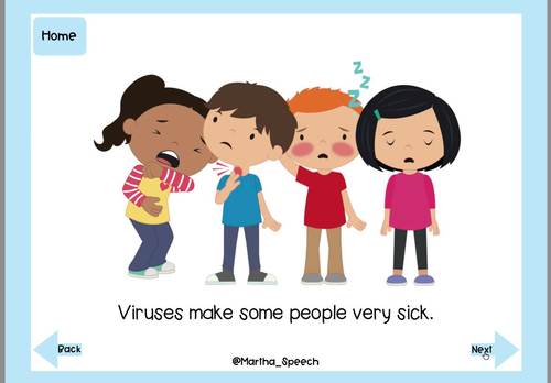 Face Masks & Social Distancing - No Print, Interactive PDF Story ...