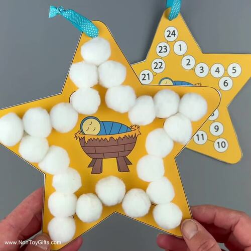 Nativity Advent Calendar - The Nativity Story Craft - Christmas Sunday ...