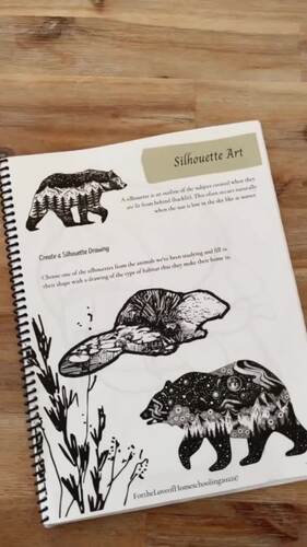 Silhouette Art Project by For the Love of Homeschooling | TPT