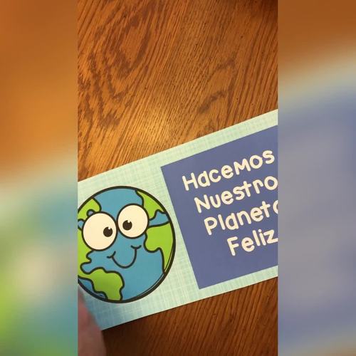 Make Our Planet Happy Printable - Anchor Chart, Game, Learning Center
