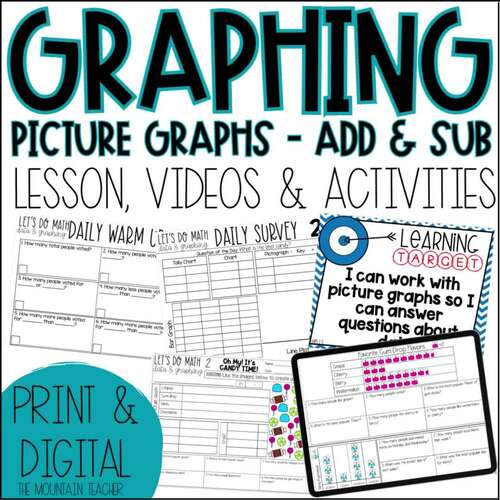 Picture Graphs & Data - Pictograph Worksheets, Templates and Graphing ...