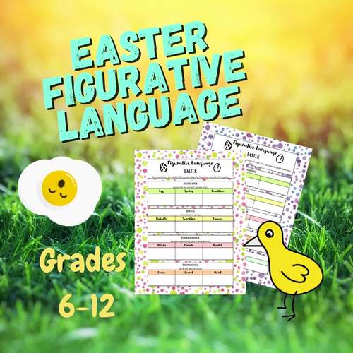 Easter | Figurative Language | Grades 6-12 | Differentiated | TpT