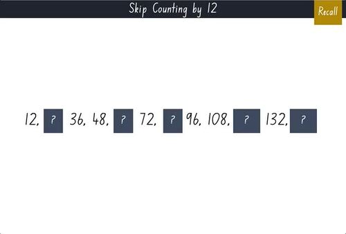 Multiples of 12 Daily Review by The Little Learning Fairy | TPT