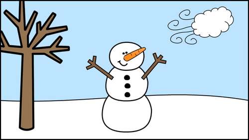The Windy Day | Interactive Slide Show | PreK | Early Intervention | Colors