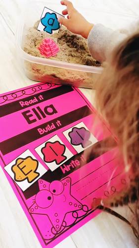 EDITABLE Summer Word Building Center | Spelling, Sight Words, or Name ...