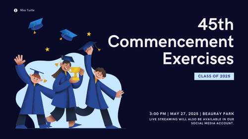 Editable Honorable Graduation Ceremony Presentation PowerPoint Template ...