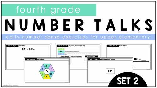 4th Grade Number Talks | SET 2 | Strengthen Mental Math and Build ...