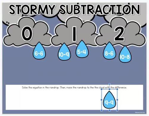 1st Grade Digital Math Centers | Spring Themed | Google Slides & Seesaw