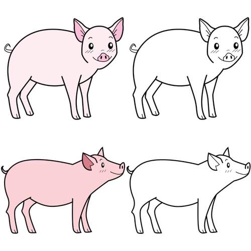 Clipart Bundle: 21 Farm Animals - Spring Clip Art by Jaimie Navy