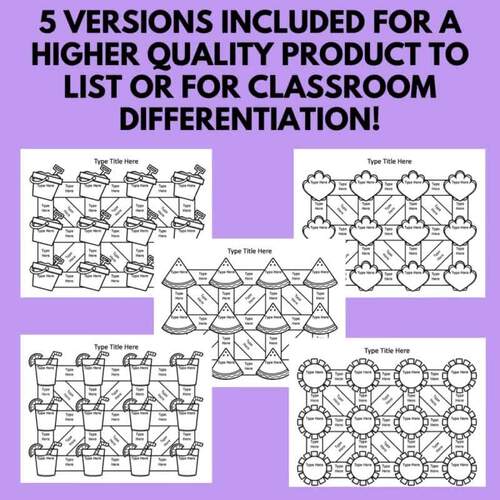 Summer Maze Template | TPT Seller Templates by Jillian Fernandez