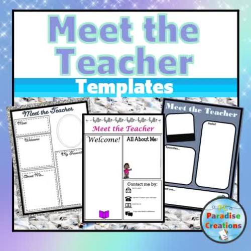 Back to School Meet the Teacher Letter & Editable Templates (Print ...