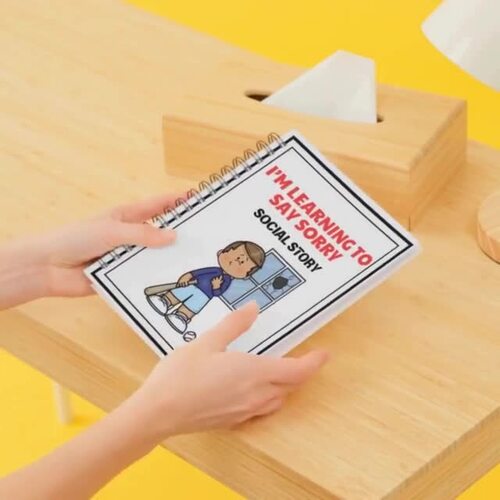 Apologizing & Forgiveness Social Story W/ Poster & Reflection Sheet ...