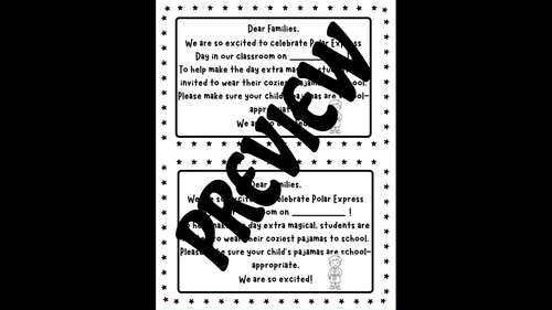 Polar Express Activity Packet by Ms K in Kinder | TPT