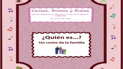 ¿Quién es...(Mi familia) – Spanish Musical Chant with PDF, digitally ...
