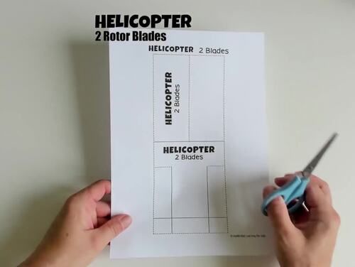 Seasons STEM Challenge | Paper Helicopter Science Experiment BUNDLE