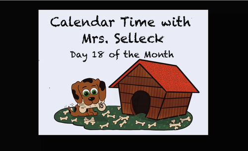 Calendar Time with Richelle Selleck, Day 18 of the Month | TPT