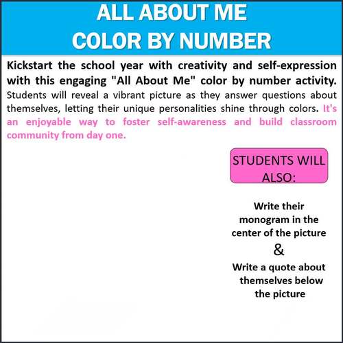 Back to School Activities |Goal Setting| Growth Mindset |All About Me ...