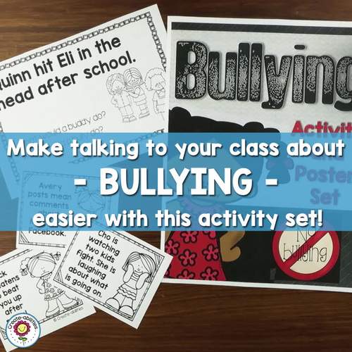 Bullying Activities Role Plays and Poster Set by Create-Abilities