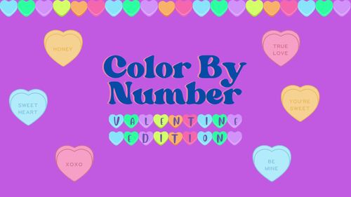 Color By Number Valentine Edition by RootinginLove RearinginGrace