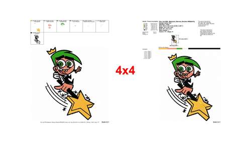 Fairly Oddparents Cosmo Fairy Godparent Wand Magic Star Timmy Turner ...