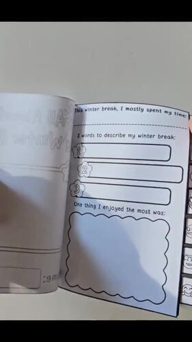 All About My Winter Break:Memory Book:Back to School:SEL Writing ...