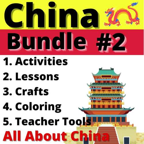 China Activity Resource Bundle 1 Coloring Pages Chinese New Year