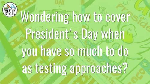 Duck for President Presidents Day Reading Activities w/ No Prep Lesson ...